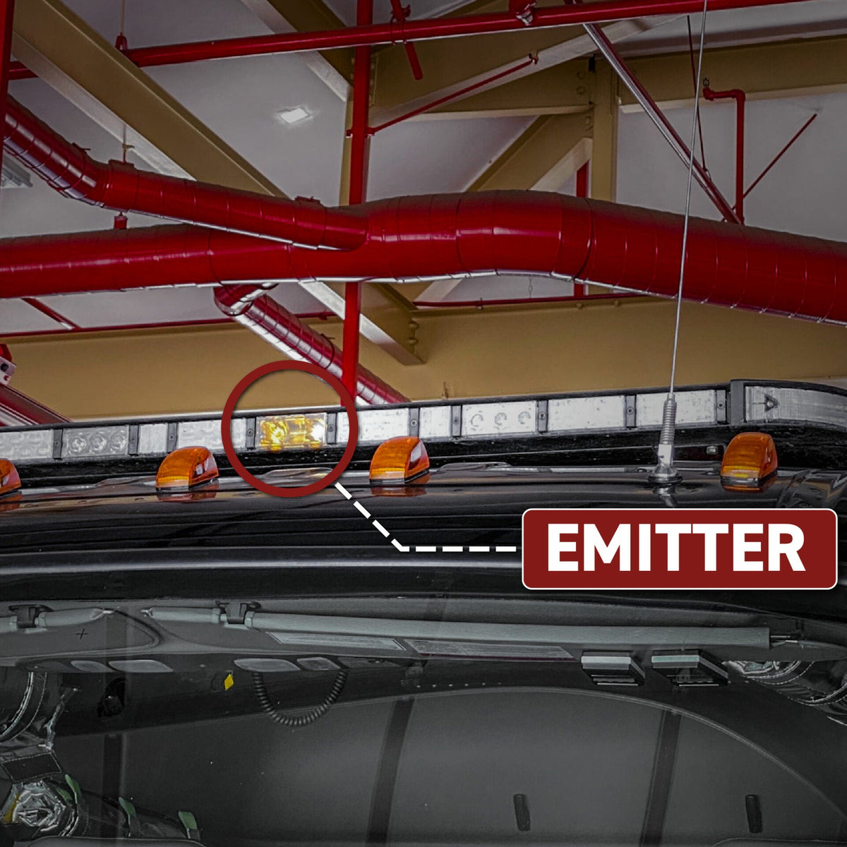Lightbars with built-in STROBECOM II™ Emitters – TOMAR Automotive