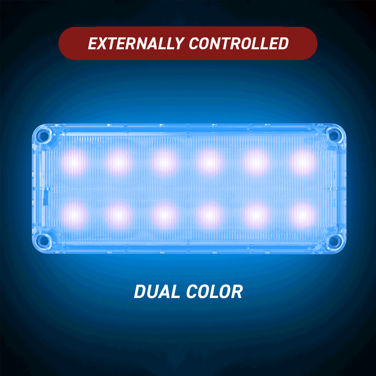 R37 Revolution Series Dual Color Externally Controlled LED Warning ...