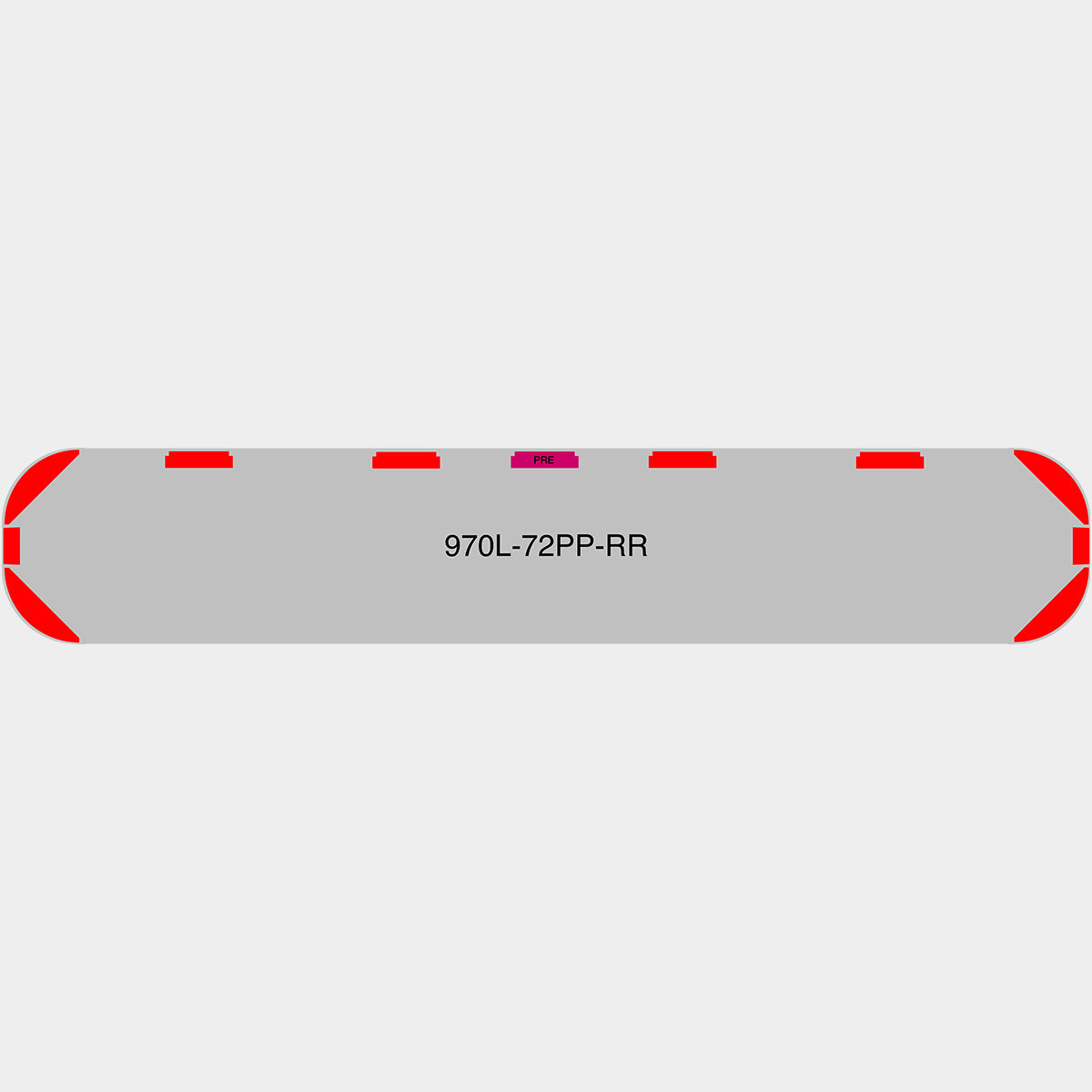 72" 970 Series NFPA LED Light Bar w/ Preemption for Emergency Vehicles ...